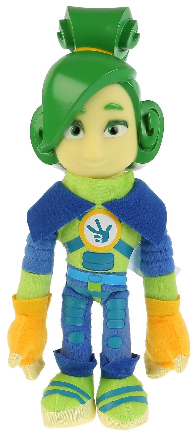Мягкая игрушка Мульти-Пульти Фиксики Верта, 27 см, зеленый/синий