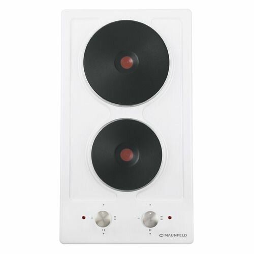 Электрическая варочная панель MAUNFELD EEHE.32.4W, электрическая, независимая, белый