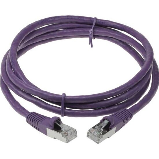 Патч-корд Acd LPS6AZ-50P Cat6a SSTP 26AWG 4Pair, CU, LSZH, Пурпурный, 5м