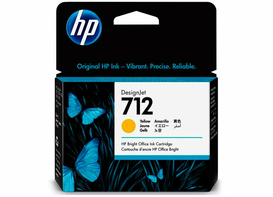ABC Картридж HP 712 3ED69A (желтый) для DesignJet Т230/630 (29мл)