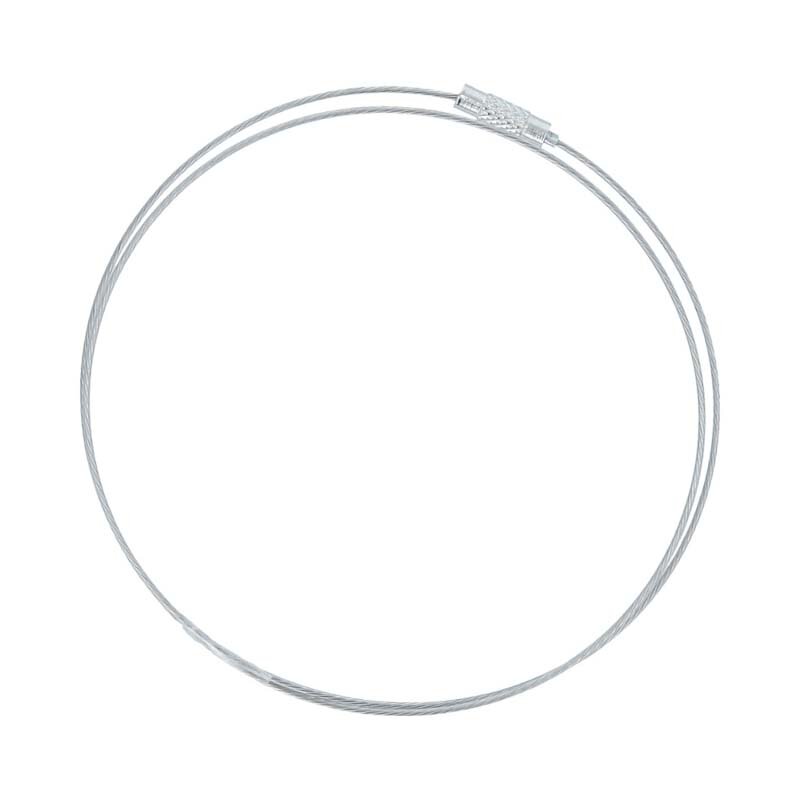 Zlatka Основание для колье KS-050 50 см №01 под серебро