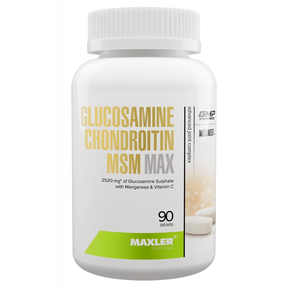 Maxler Germany Glucosamine Chondroitin MSM Max, 90 таблеток