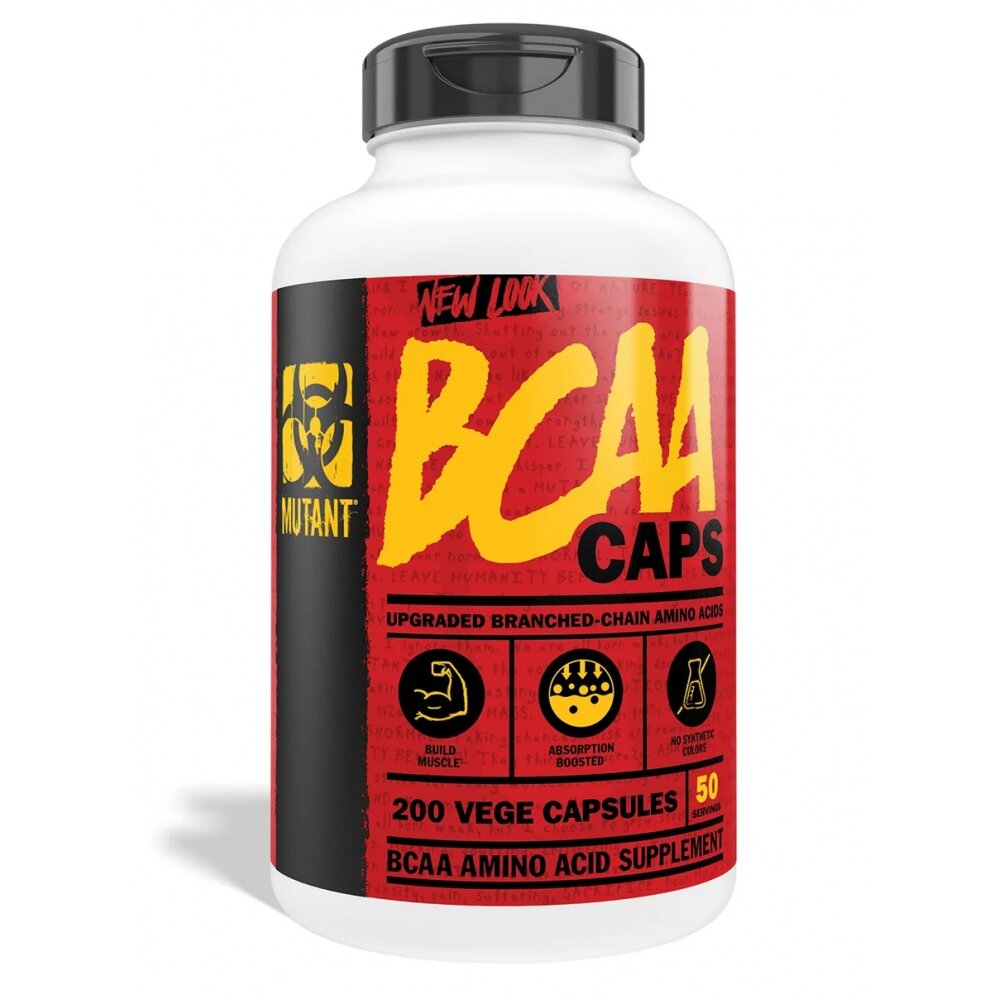 Аминокислоты BCAA Mutant BCAA Caps, 400 капсул