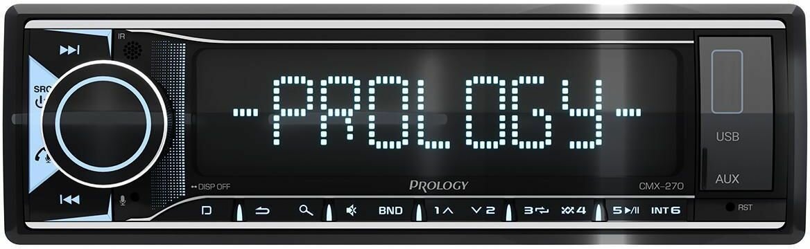 Автомагнитола Prology CMх-270 1DIN 4х55 Вт, v4,2 ПДУ (PRCMX270)
