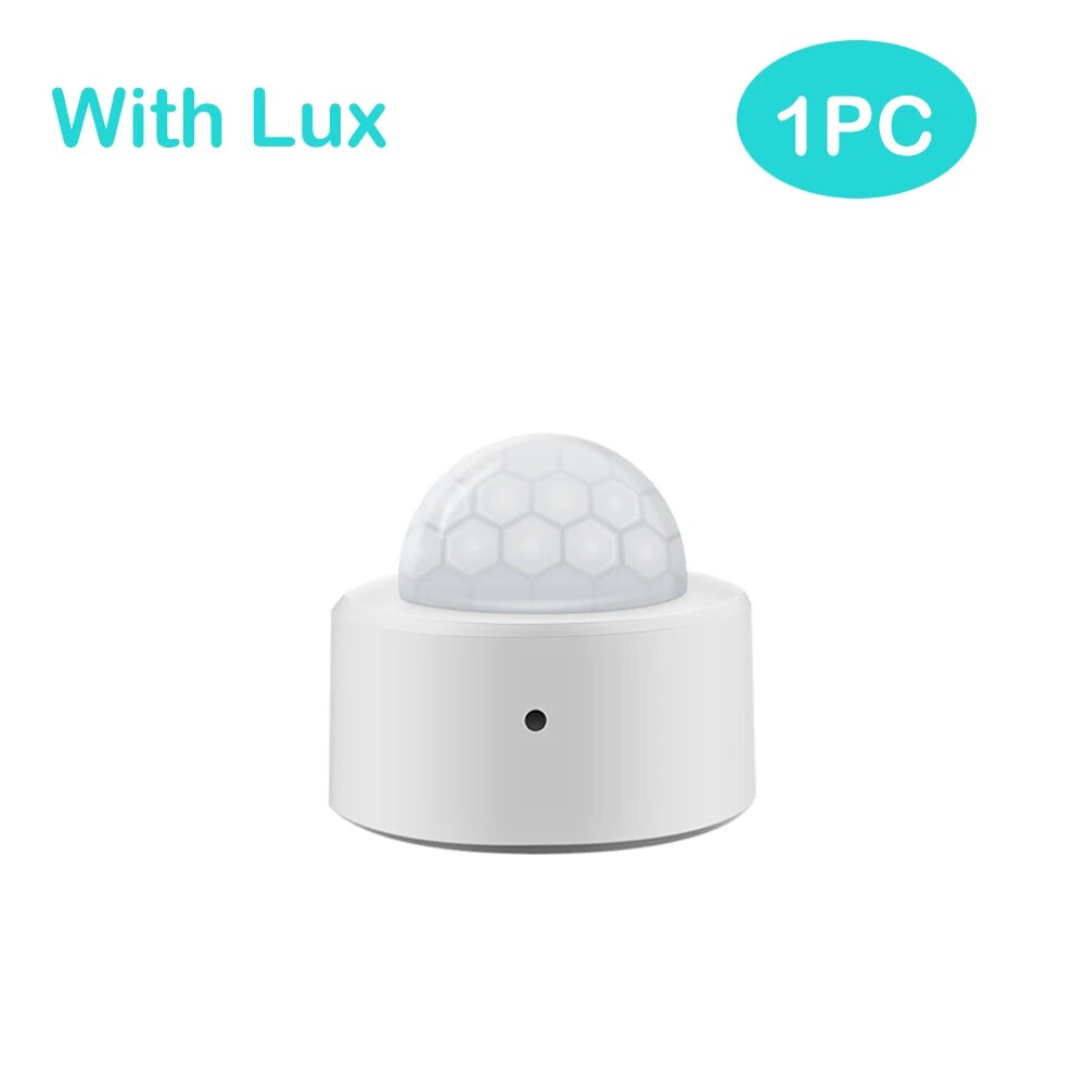 Haozee Zigbee мини датчик движения с подсветкой With Lux 1pc