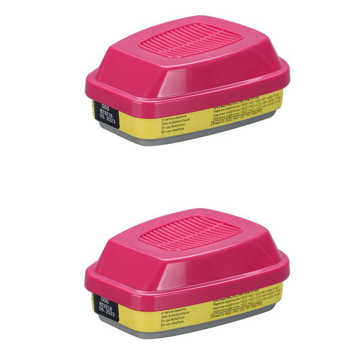 Фильтрующий картридж для защиты от вредных газов и запахов, картридж с активированным углем для противогазов, доступен для трансграничной доставки.