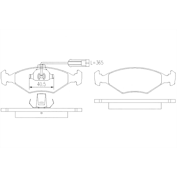 PATRON PBP912 (0000007078947 / 0000009947917 / 0000009948038) колодки тормозные дисковые передн fiat: palio 96-, palio weekend
