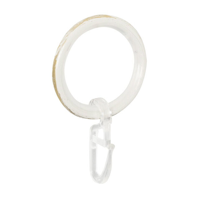 ARTTEX кольцо 20 мм набор 10 шт с пластиковой вставкой белое золото ампир арт.20.1.1.601