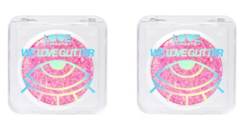 Глиттер для лица Love Generation We love glitter, тон 02 розовый, 1,8 г, 2 шт