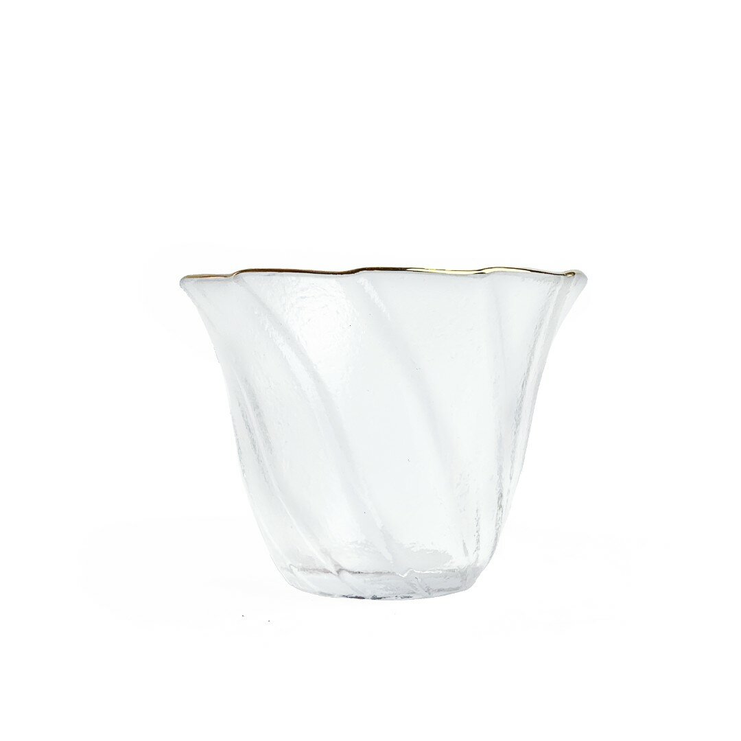 Чашка чайная (пиала) - Золотой ободок, стекло, 95 мл. (234042.2)