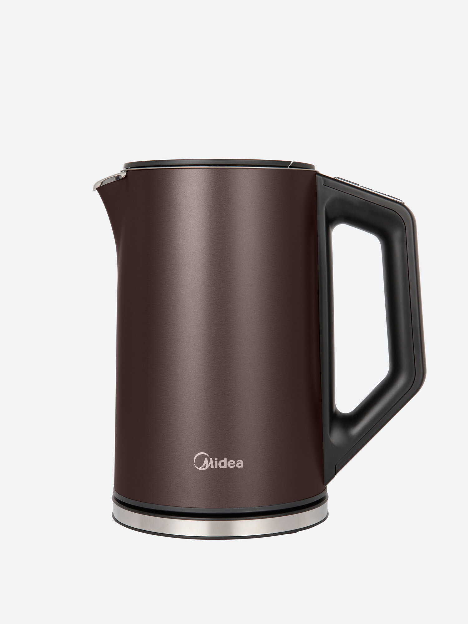 Электрочайник Midea MK-9093 коричневый [1.5 л, 2200 Вт, скрытый нагревательный элемент, фильтр, мате