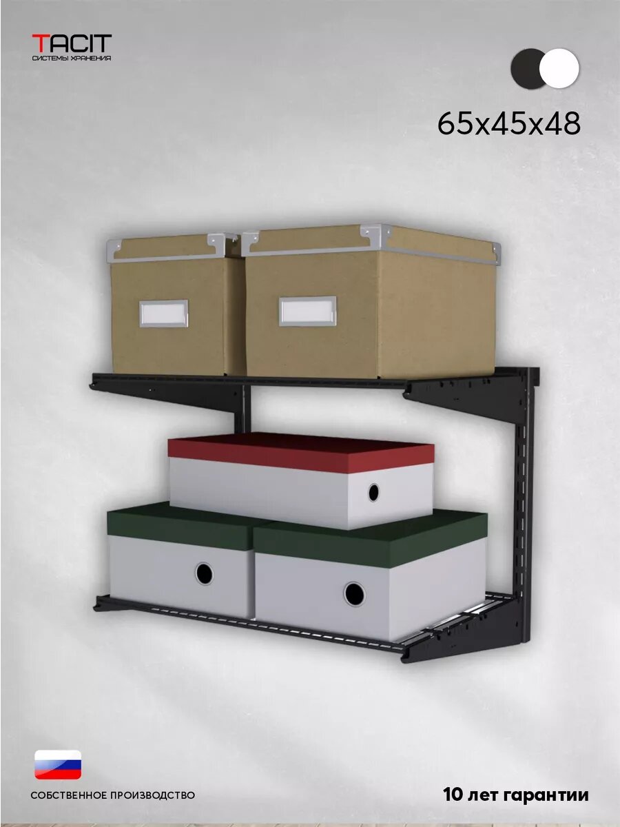 Гардеробная система хранения настенная – стеллаж для вещей