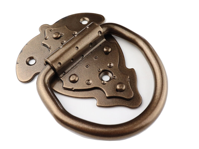 Ручка мебельная ноэз Кольцо РКО-90-SL, металл, универсальная, бронзовый металлик