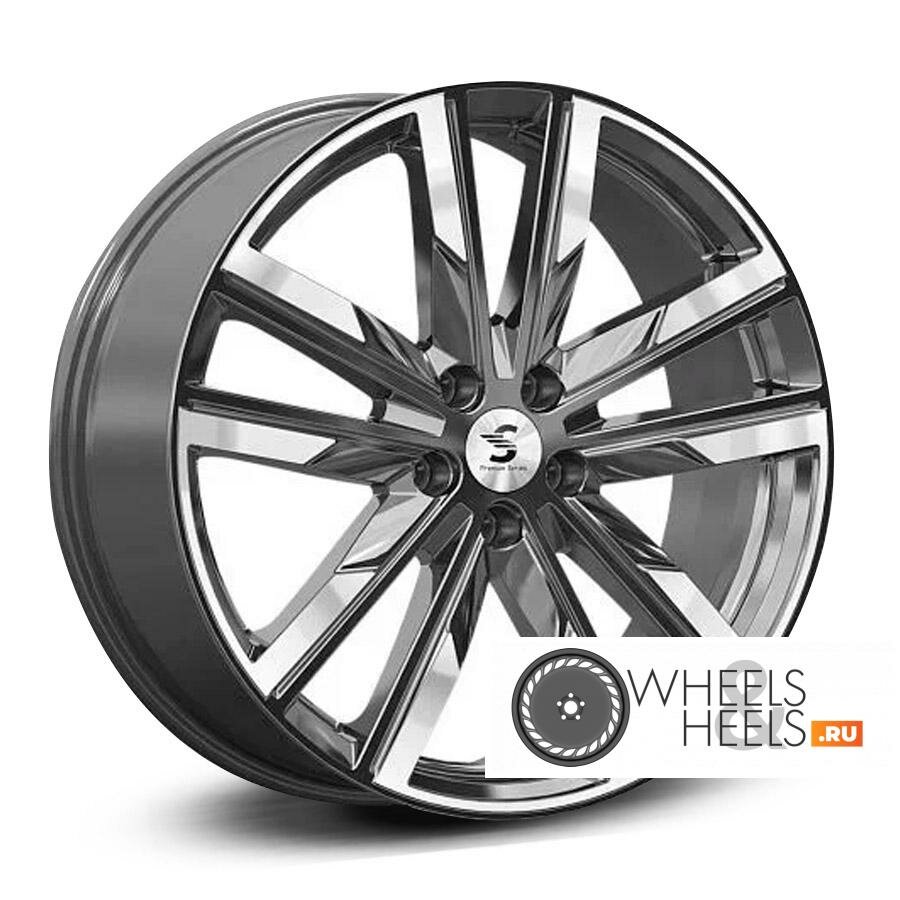 Диск Premium Series КР014 Lexus RX 20x8 5x114.3 et30 dia60.1 Графитовый глянцевый с полированной лицевой поверхностью