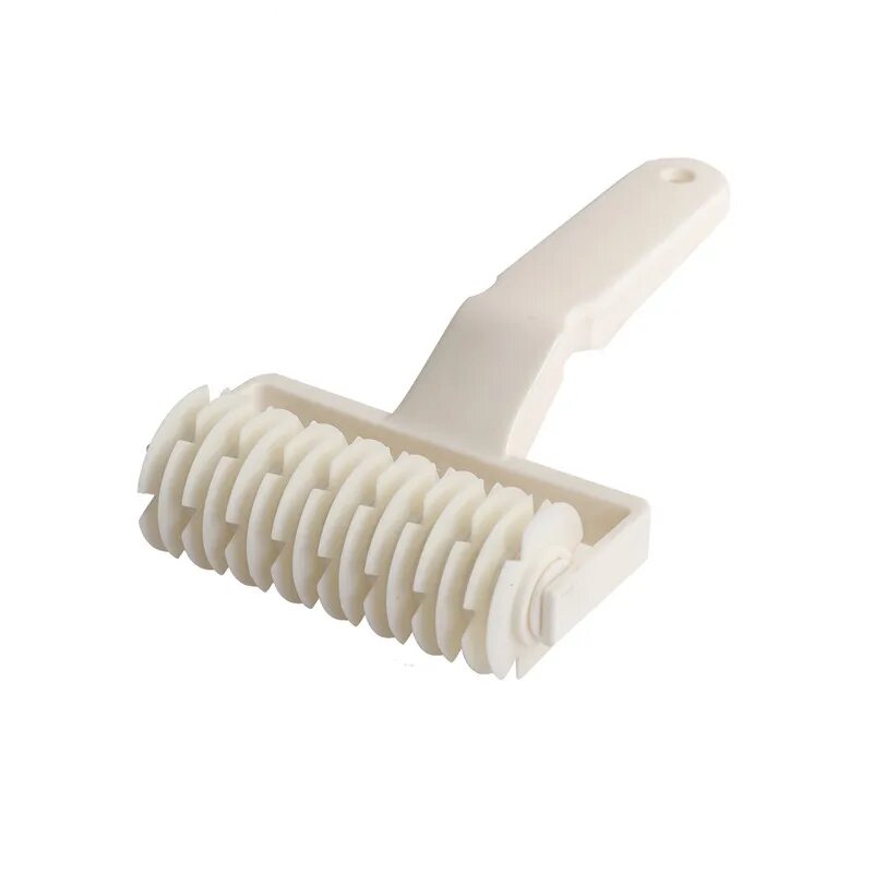 MOONBIFFY Роликовый резак для теста белый пластик small size