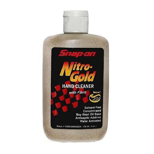 Очиститель для рук Snap-on на основе соевого масла с очищающими волокнами, флакон 4oz(120мл) WOD2000-120