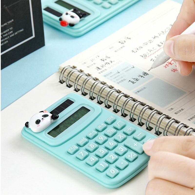 Студенческий ноутбук Креативный калькулятор панды