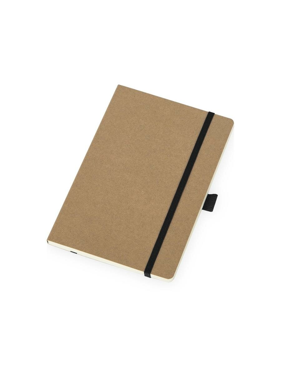 Блокнот А5 в гибкой обложке «Sevilia Soft», цвет крафтовый/черный