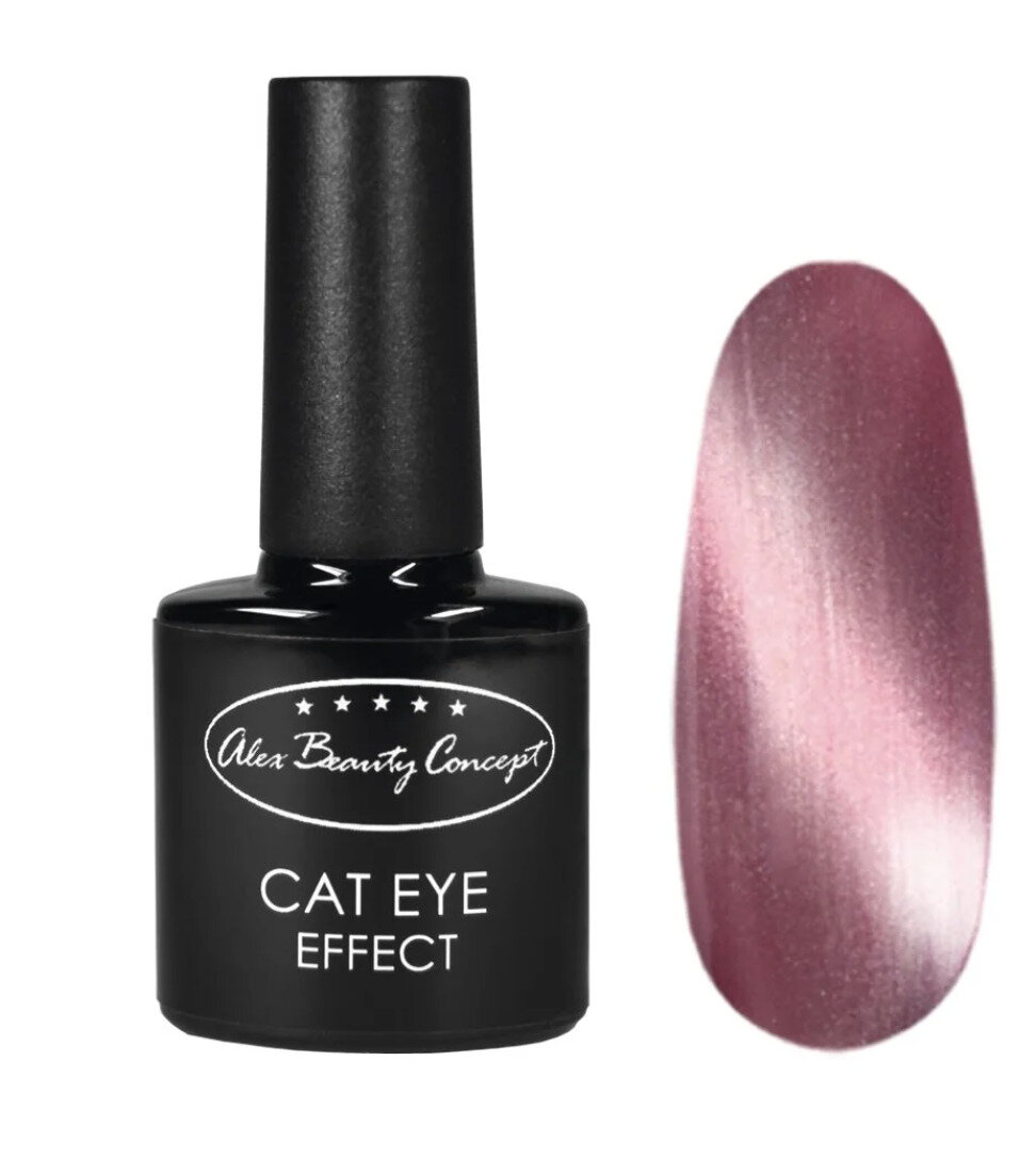 Alex Beauty Concept Гель-лак CAT EYE EFFECT GELLACK, 7.5 мл, цвет нежно-розовый.