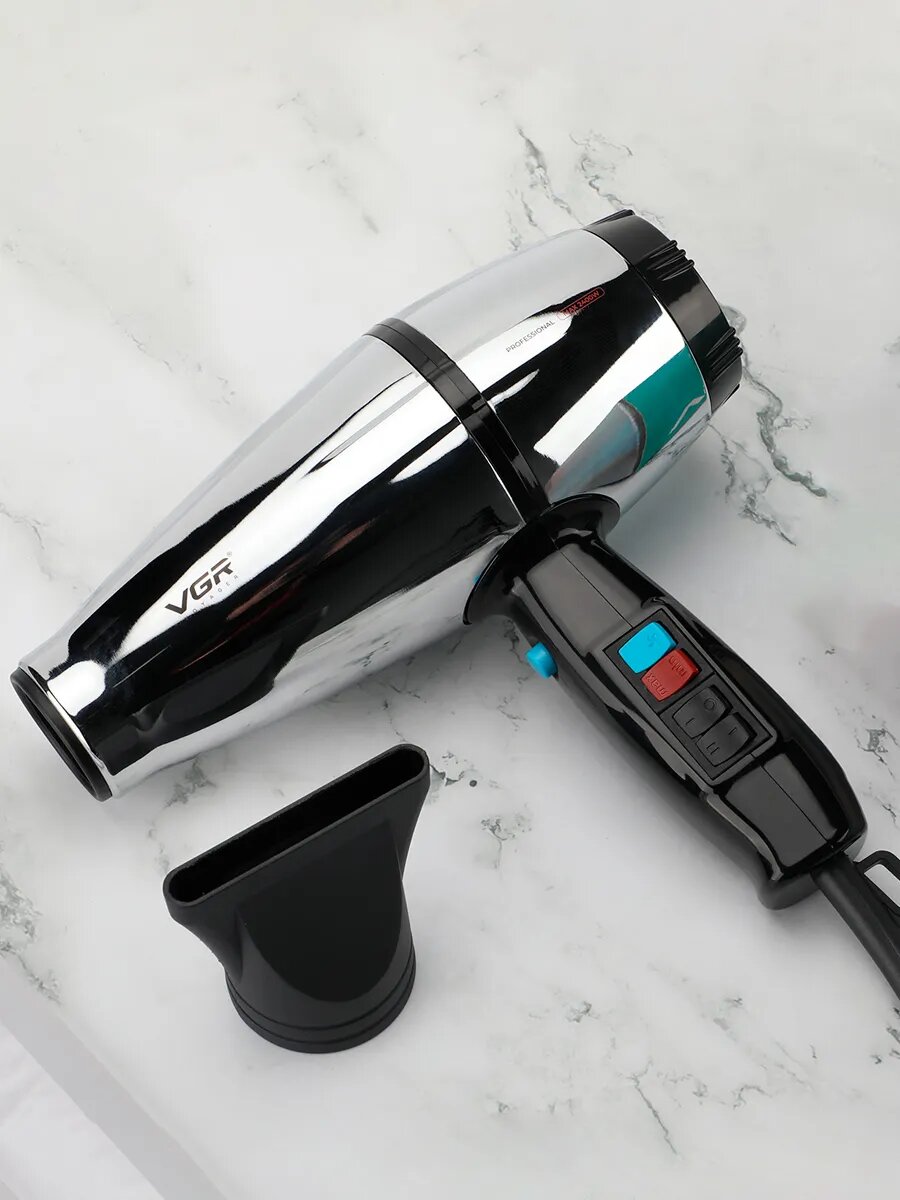 Фен для укладки волос с насадками профессиональный VGR V-466