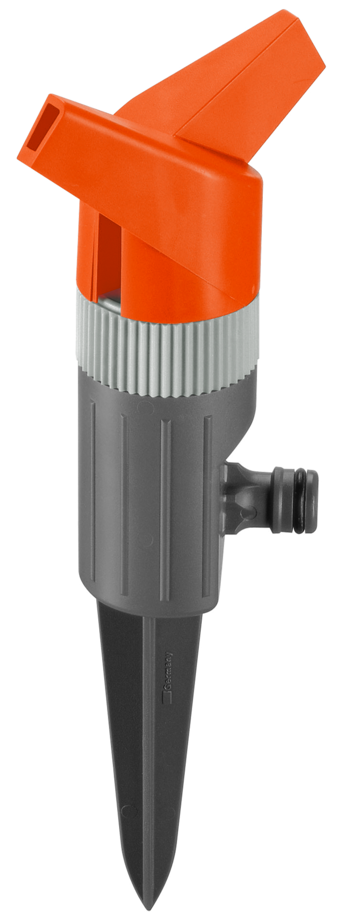 Дождеватель Gardena / Гардена Foxtrott Classic на пике, в корпусе из пластика, площадь полива 130 м², 390х130х50мм / все для сада