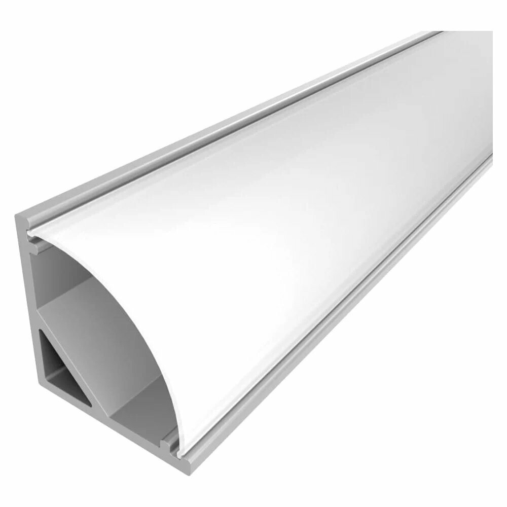 Комплект алюминиевого профиля с экраном и заглушками LEDCRAFT LC-LPU1616M20-3 1627000007