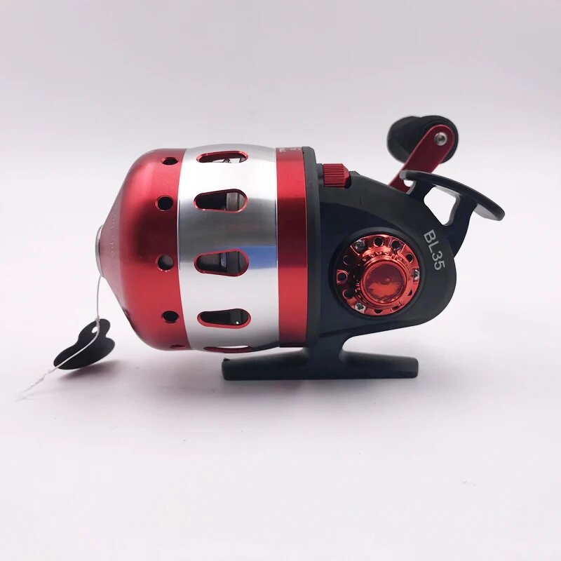 Катушка для спинкаста BL35, 6+1BB, закрытая металлическая катушка, рогатка для охоты на рыбу на открытом воздухе с наруч