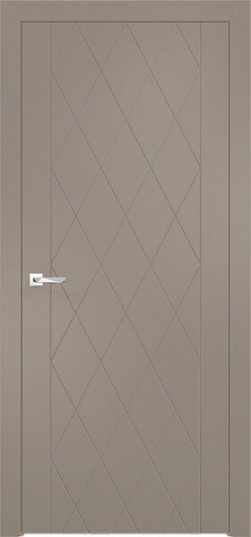 Межкомнатная Дверь Verda Севилья 10 Софт Мокко Глухая 2000х600мм (Полотно 1шт) / Верда.