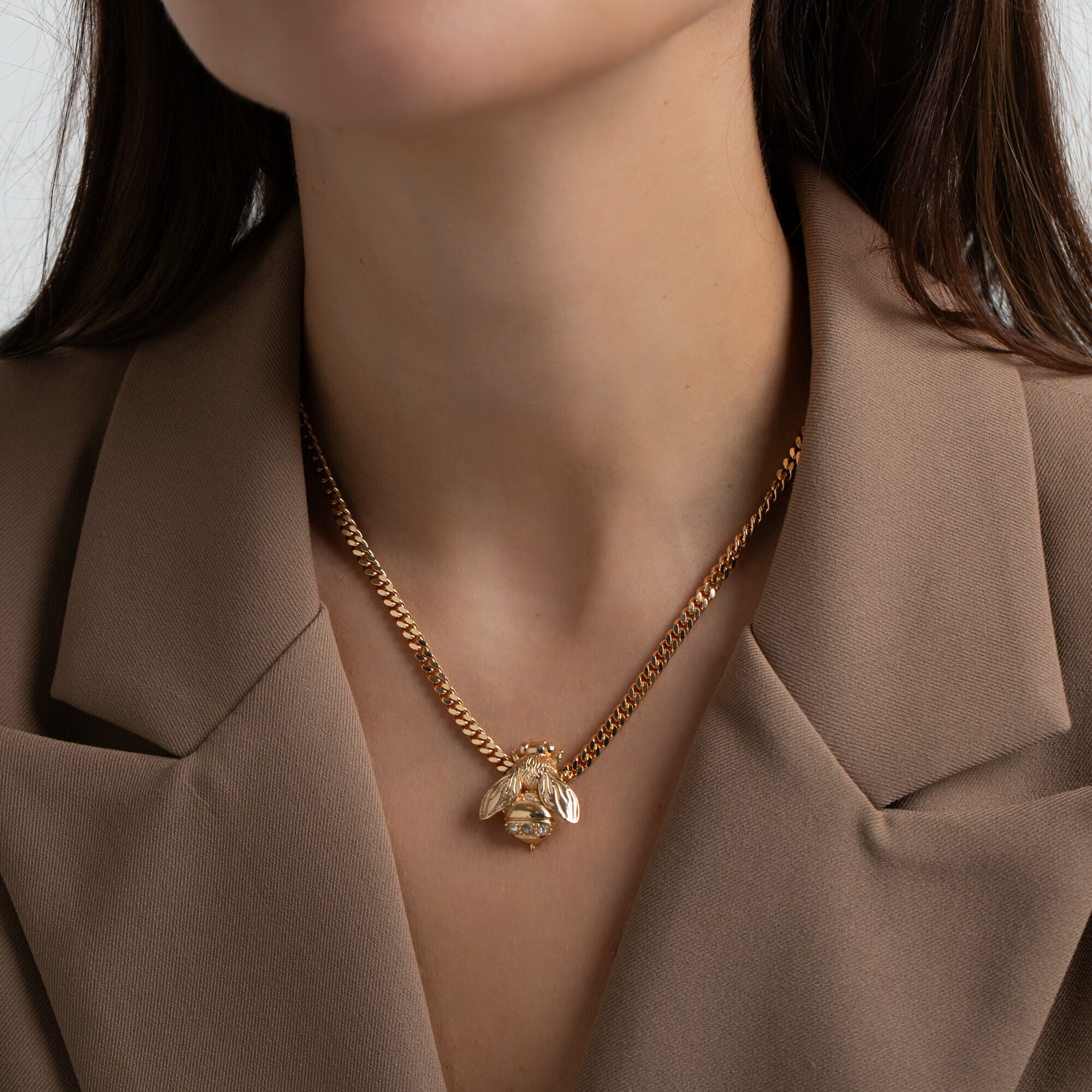 Колье, кристаллы Swarovski