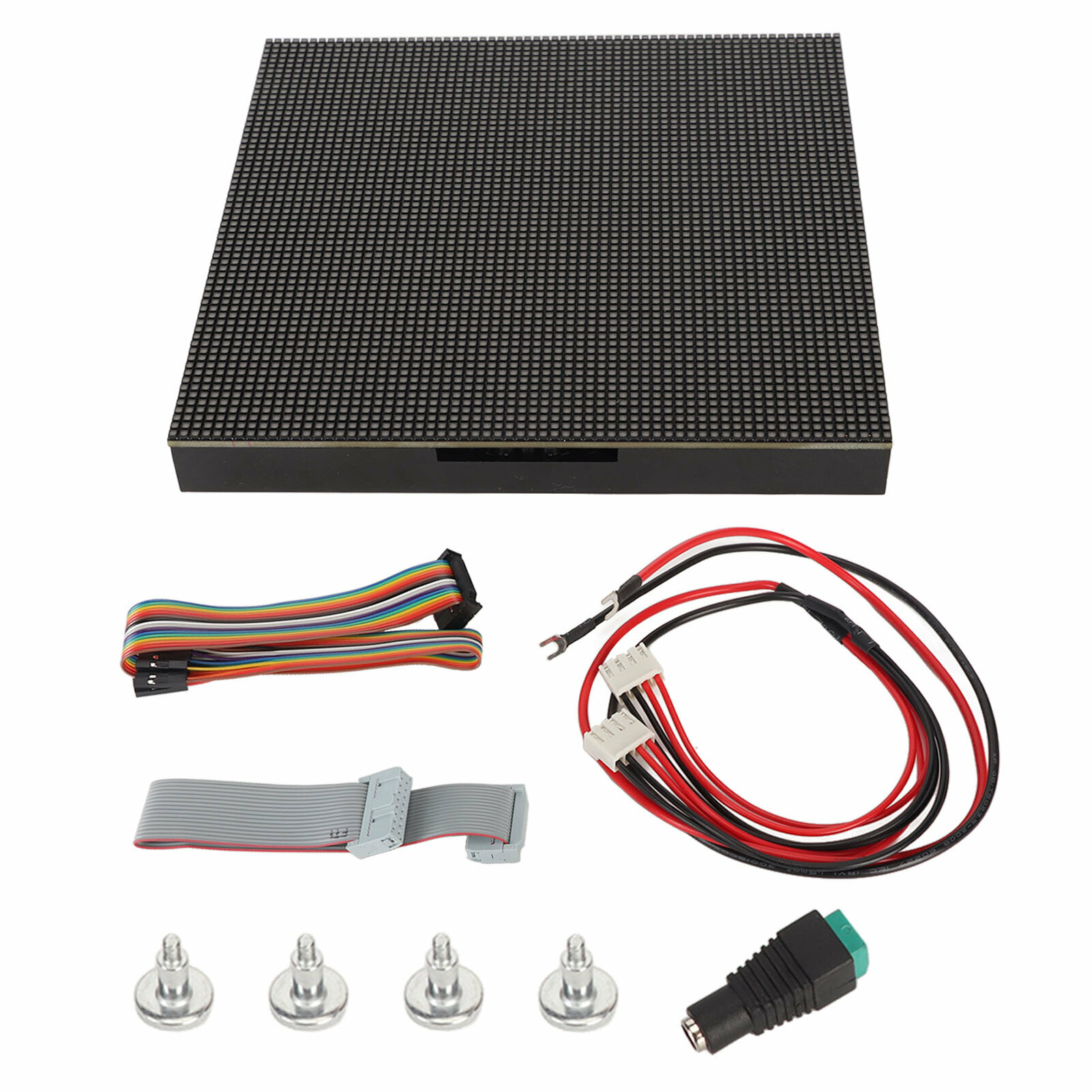 Полноцветная светодиодная матричная панель RGB, 64x64, 4096 точек, шаг 2 мм, регулируемая яркость, светодиодный точечный матричный дисплей