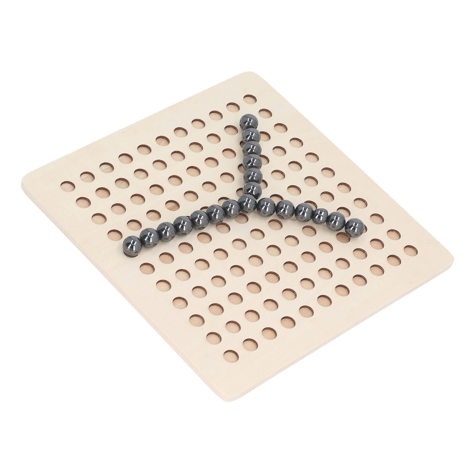 Набор для игры в шахматы Educational Skill Development Easy to Play Stones Chess Game Set для дома и путешествий, материал композитная древесина и магнит, размер шахматной доски approx. 22.2 x 22.2cm / 8.7 x 8.7in, в комплект входят 1 шахматная доска и