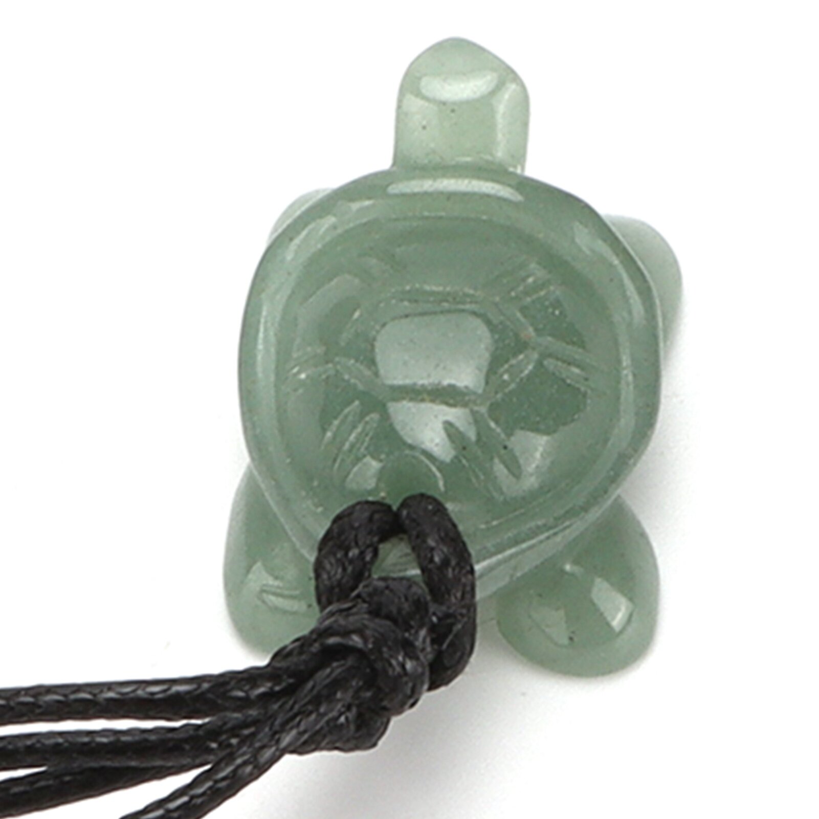 Хрустальный кулон, натуральная резная черепаха, зеленое ювелирное ожерелье с ремешком для мужчин и женщин, украшение, подарок на удачу