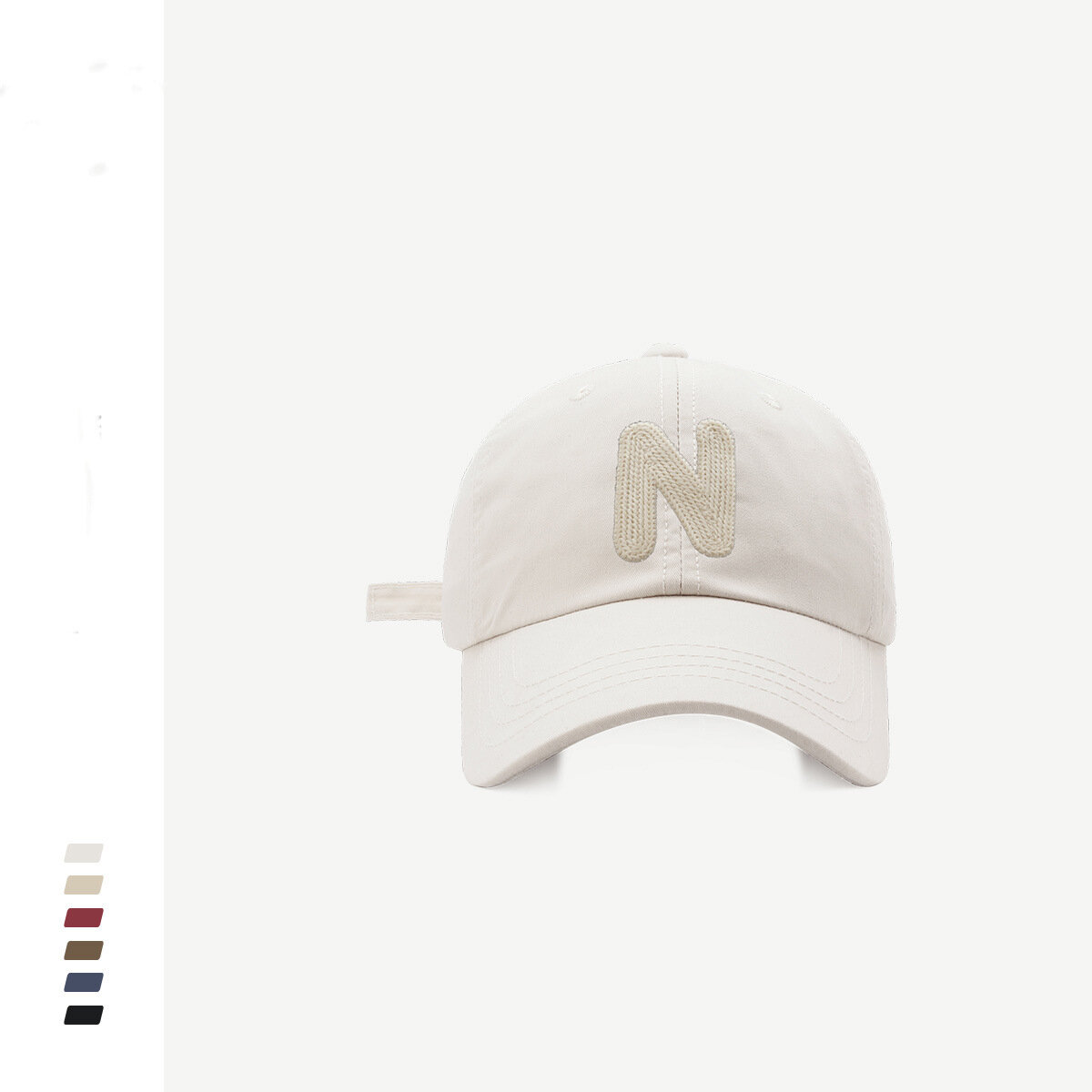 Ins корейский бренд уличной моды с буквой N мягкий верх бейсбольная кепка для мужчин и женщин уличная съемка весна и лето простое лицо маленькая кепка-утконос