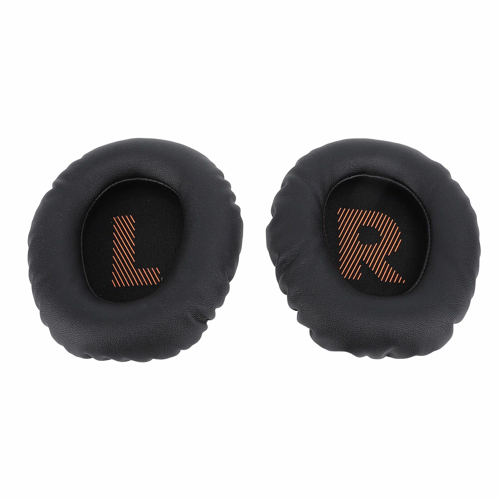 2шт амбушюры для наушников с эффектом памяти, мягкие, из протеиновой кожи, беспроводные амбушюры для наушников, сменные амбушюры оранжевого цвета