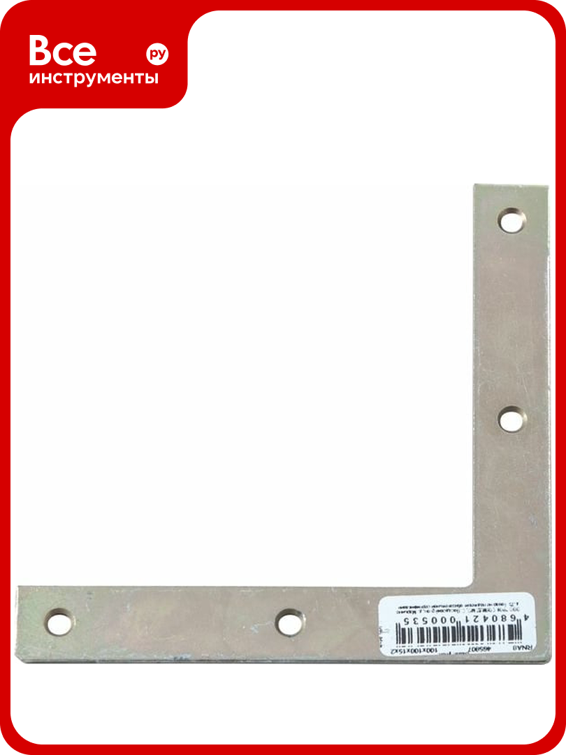 Оконный уголок Rock RNA8, 100х100х15х2 мм 50 шт, 2 мм