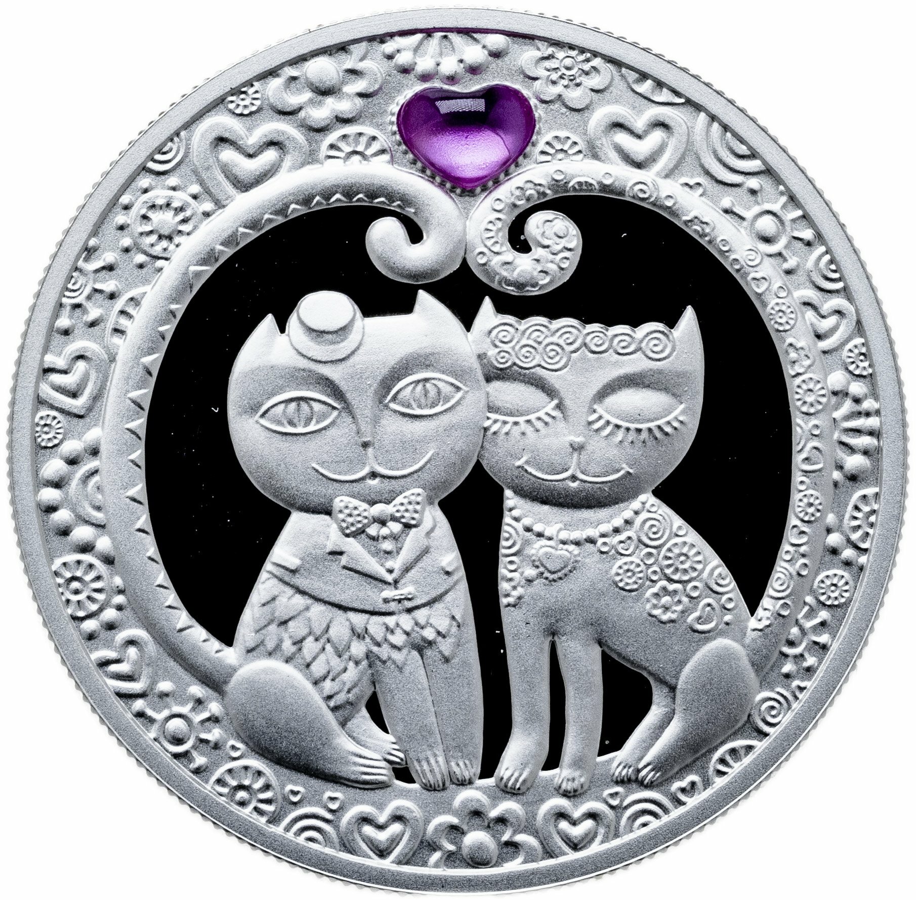 Беларусь 20 рублей 2011 "Моя любовь" в футляре с сертификатом, Серебро 925, в сохранности Proof