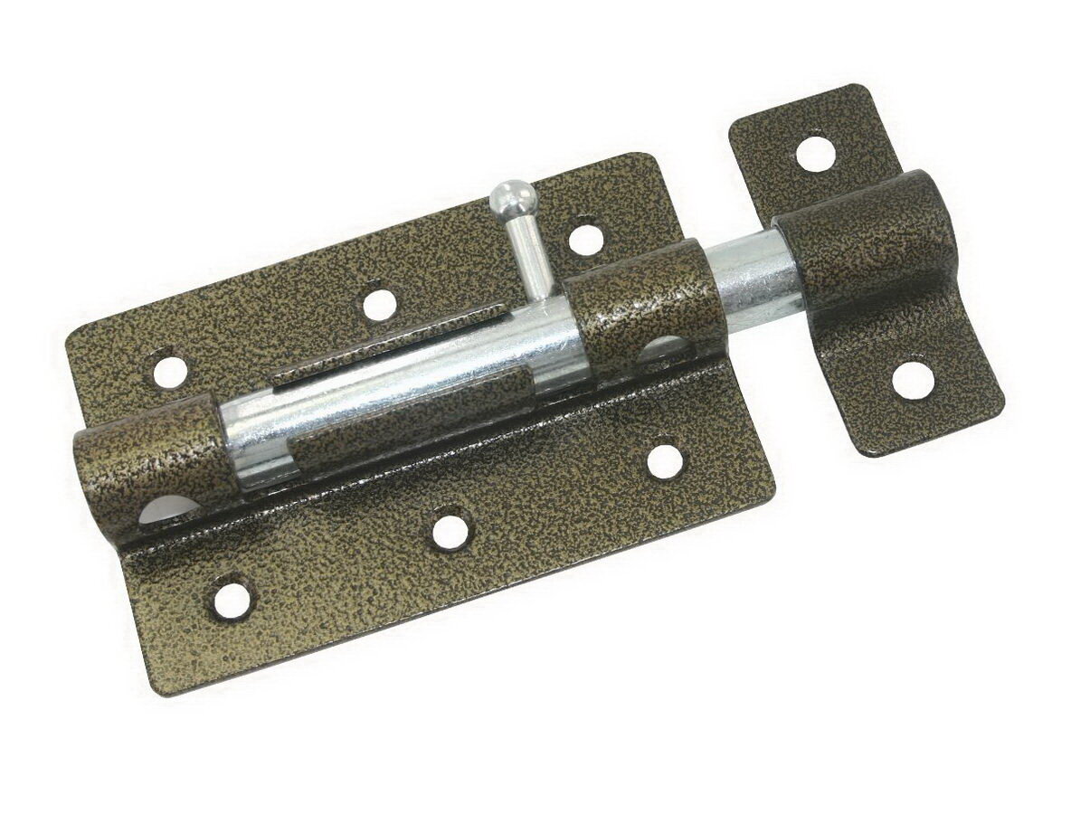 Задвижка дверная ЗД-08 стальная , покрытие полимер "МастерБолтиков" ( 1 шт )