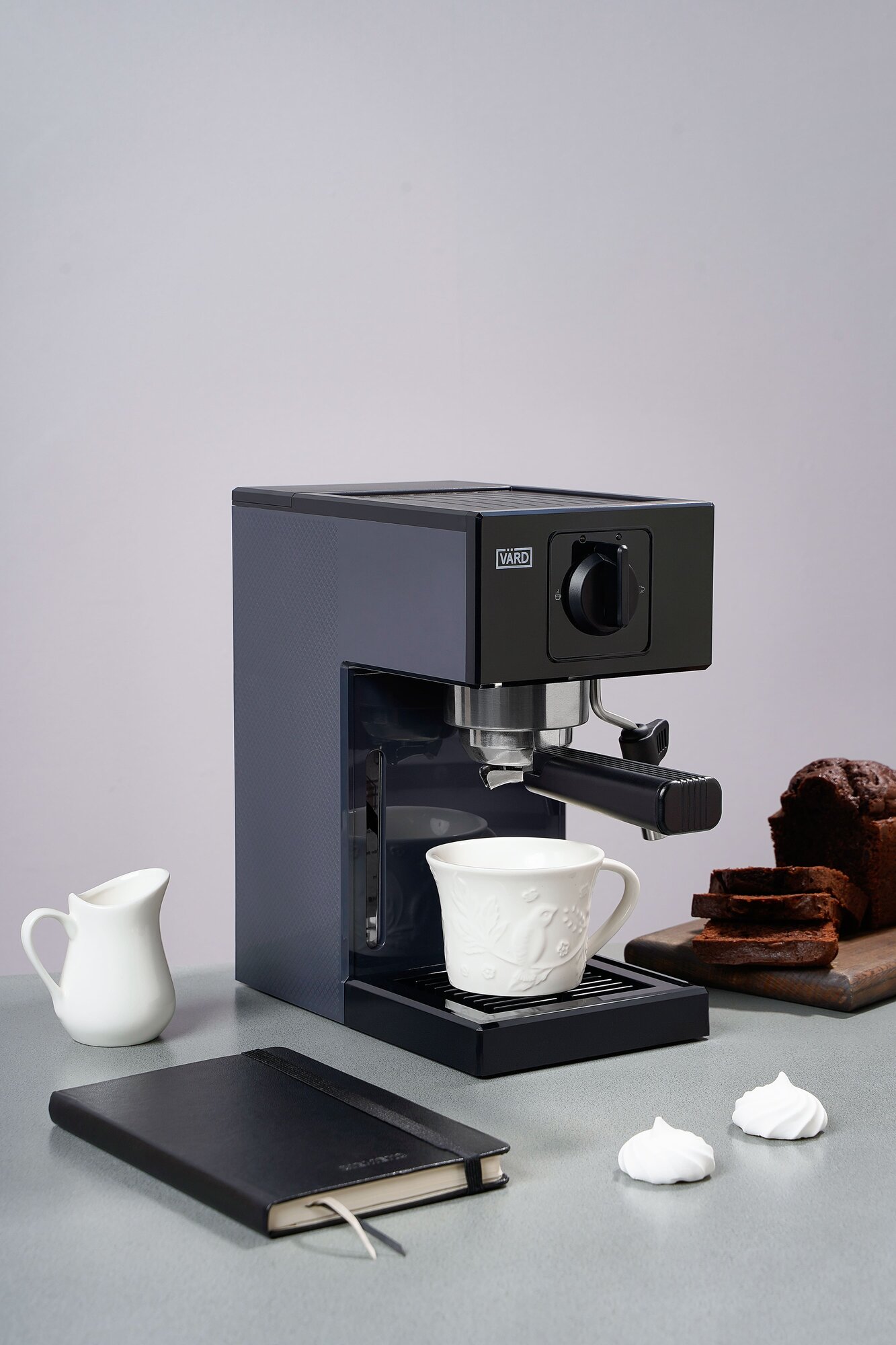Кофеварка VARD VCPA1A / Кофемашина рожковая / Кофеварка рожковая / Кофеварка с капучинатором