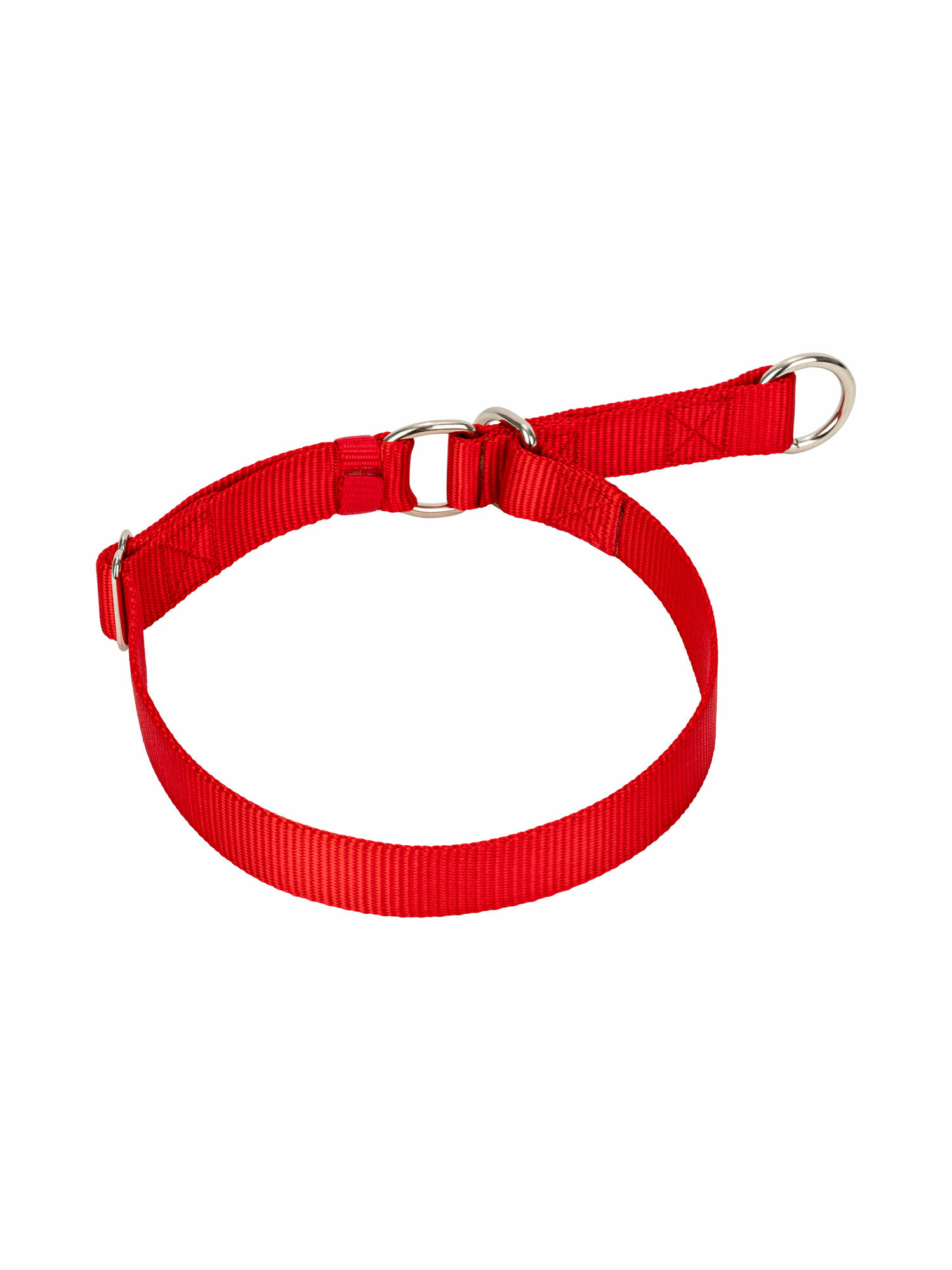 Ошейник полуудавка для собак ZooOne регулируемый 40-60 см (25 мм) красный