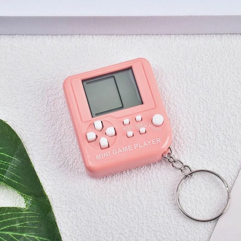 Игрушечный автомат "Тетрис", Мини, Брелок, Прозрачная панель,1 шт