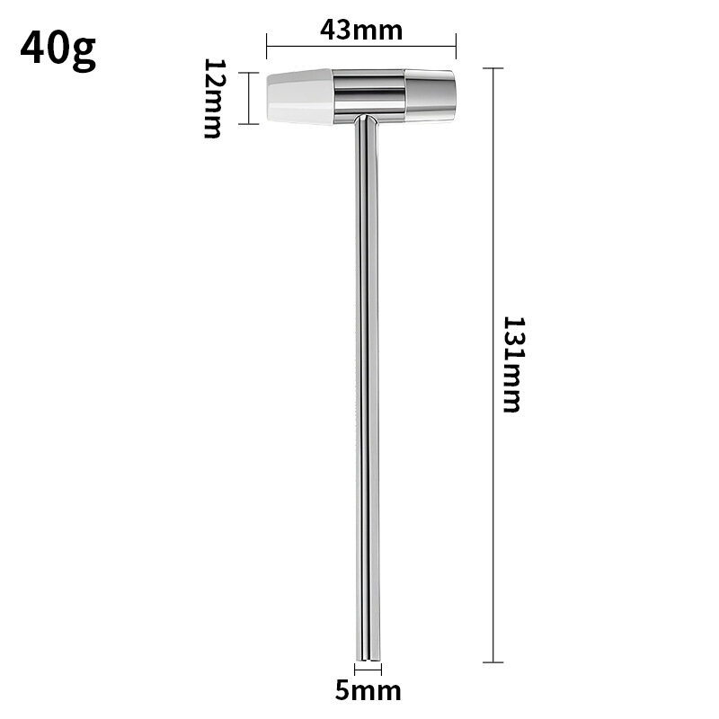 Инструмент для ремонта часов, двойного назначения с клеевой головкой, маленький молоток, домашний молоток для настройки, железный круглый молоток, многофункциональный