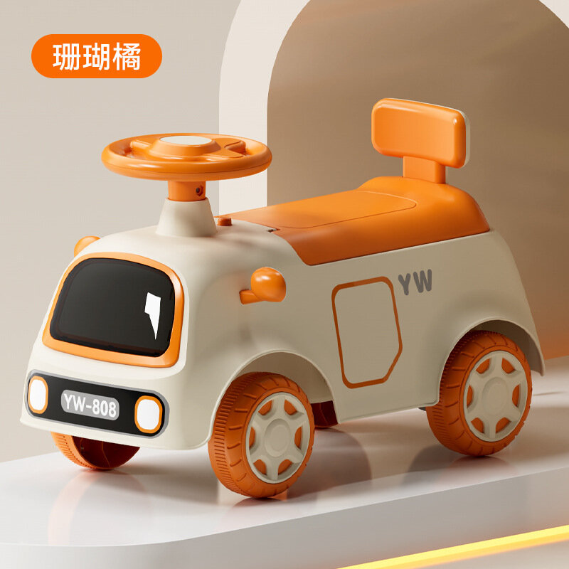 Новый детский балансировочный велосипед-самокат для детей 1-3 лет, начальный уровень детского самоката, четырехколесный самокат