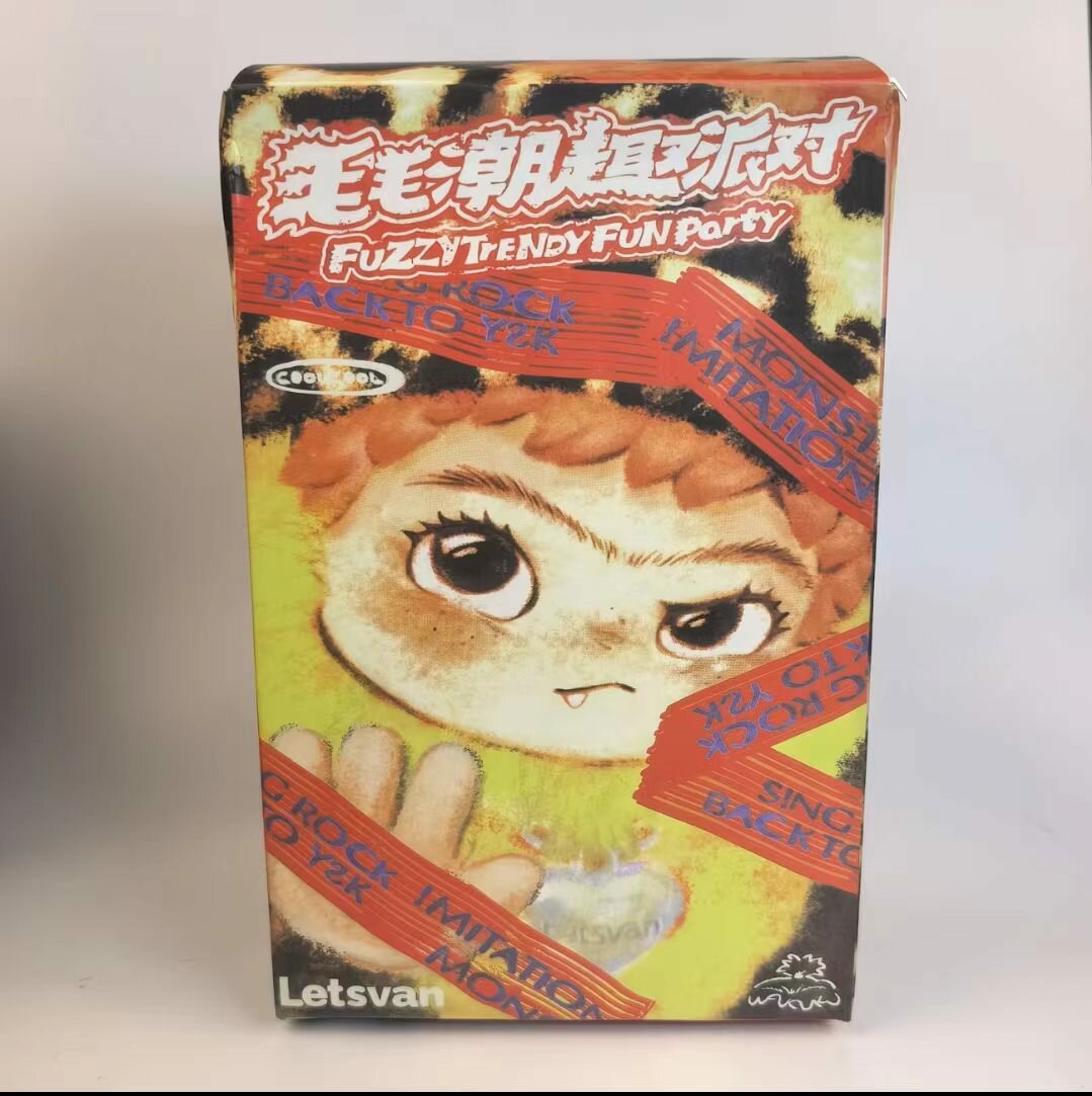 LETSVUN игрушка Wakuku Fuzzy Trendy Fun Party Blind Box 13 см