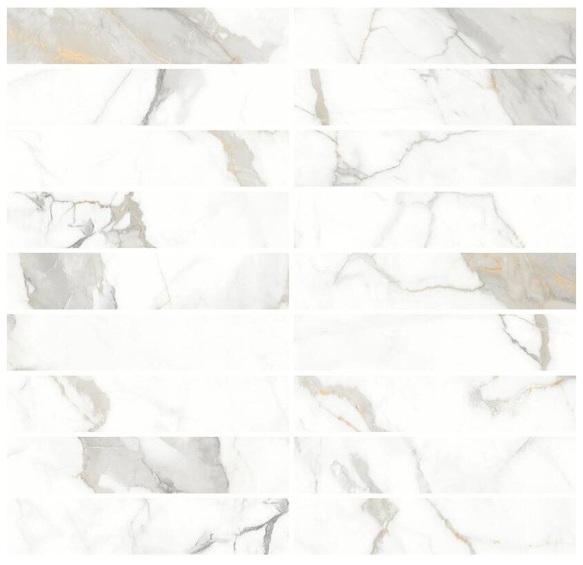 Плитка керамическая Laparet (Лапарет) Laurel Мозаика белая 28,6х29,8 см (11 шт)