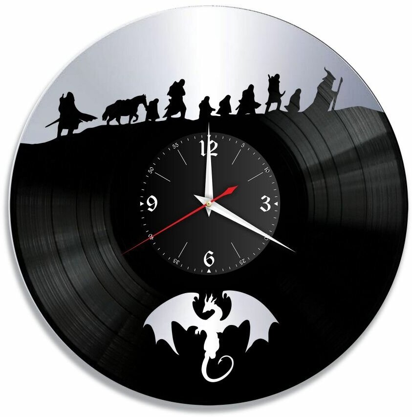 Часы из винила Redlaser "Властелин колец (The Lord of the Rings)" VW-10856-2