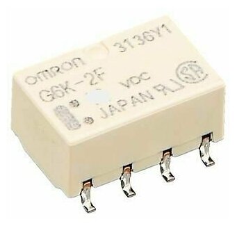 G6K-2F-24DC, Сигнальное реле 1А две контактных группы на переключение катушка 24В