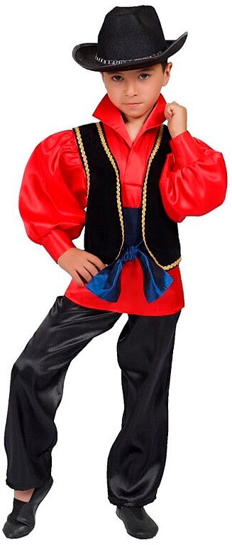 Костюм "Цыган" (Цв: Красный Размер: 28)