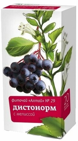 ЧАЙ алтай №29 Дистонорм (мелисса) ф/п №20