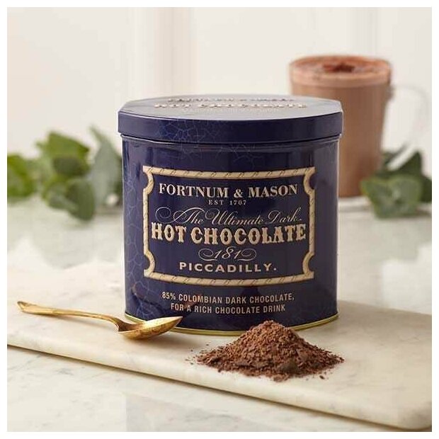 Fortnum&Mason Веганский горячий шоколад Ultimate Dark Hot Chocolate, Vegan, 300 гр