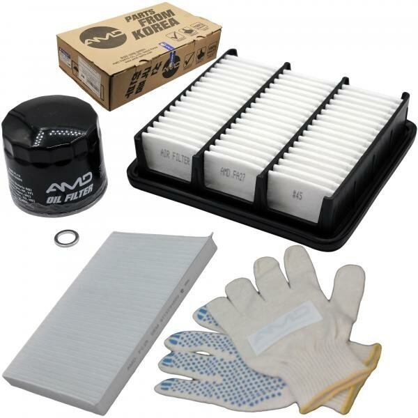 Комплект фильтров (масл.2630035503 + возд.281132H000 + салон.971331H000)/AMD. SETF78 AMD